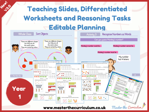 Year 1- Autumn Term- Block 1- week 1- Place Value to 10 ...