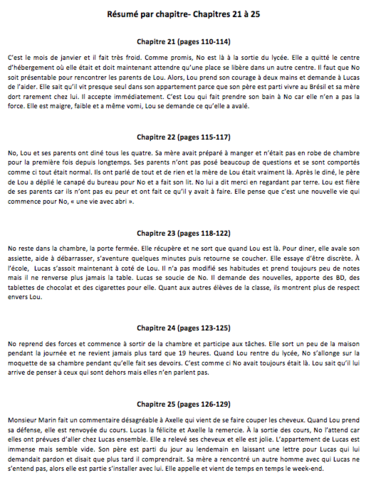 No et Moi- Worksheets to study chapters 21 to 35 and summary | Teaching ...