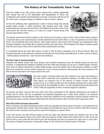 The History of the Transatlantic Slave Trade - Reading Comprehension ...