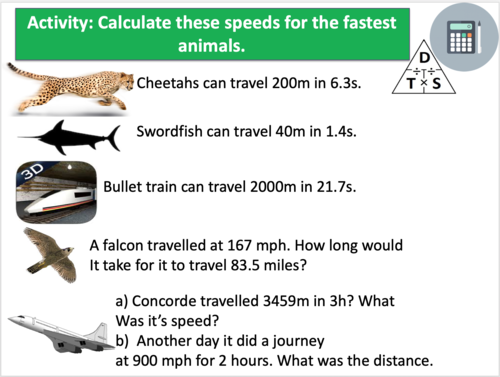 Speed | Teaching Resources