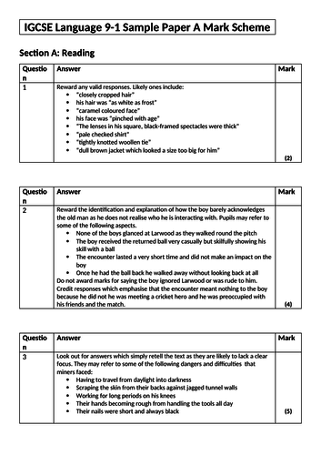 Edexcel IGCSE English Language Sample Exam Paper | Teaching Resources Edexcel IGCSE English Language Sample Exam Paper | Teaching Resources
