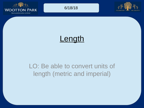 Units of Length KS2/KS3 | Teaching Resources