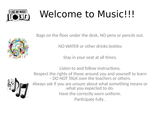 Introduction to Music - Exploring the Musical Elements - Year 7 ...