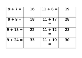 Addition pairs | Teaching Resources