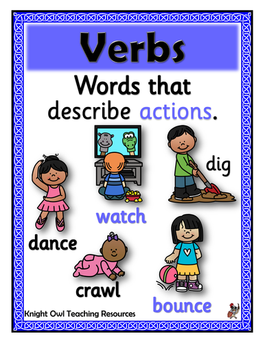 Verb Poster | Teaching Resources