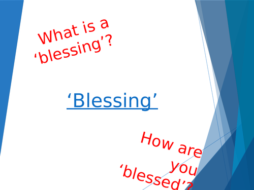 Blessing Fully resourced lesson KS3 KS4 Unseen Poetry Powerpoint/Model ...