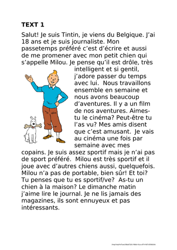 Studio 1 Module 3 Hobbies and Pastimes Reading booklet | Teaching Resources