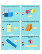 Volume of Cubes and Cuboids Activity Cards | Teaching Resources
