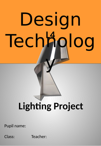 Design Technology Lighting Project | Teaching Resources