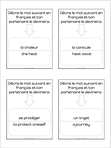L'été - Summer - French themed conversation questions | Teaching Resources