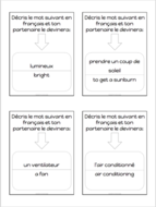 L'été - Summer - French themed conversation questions | Teaching Resources
