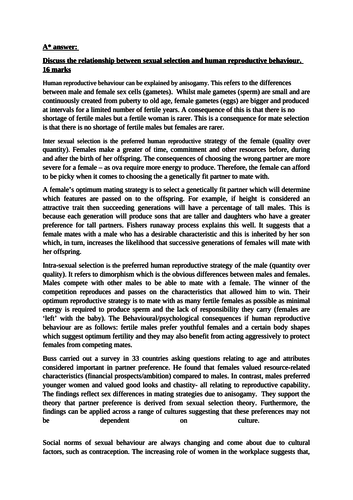 A* answer AQA A2 Psychology, Relationships, Sexual Selection | Teaching ...
