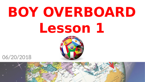 Boy Overboard Play | Teaching Resources