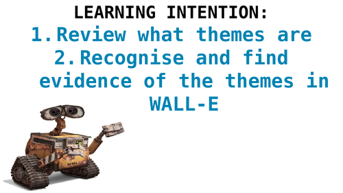 WALL-E Film Study | Teaching Resources