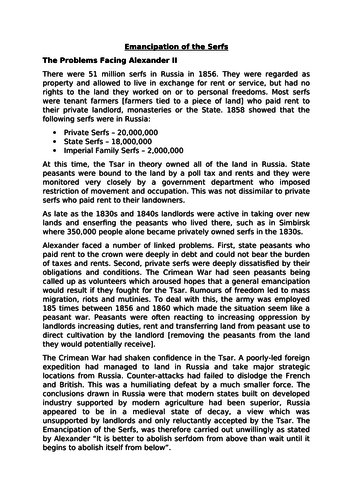 OCR: Russia and its Rulers (1855-1964) - Unit 3 Agriculture & Peasants ...