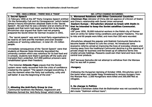 OCR: Russia and its Rulers (1855-1964) - Unit 7 Depth Studies ...