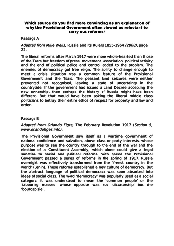 OCR: Russia and its Rulers (1855-1964) - Unit 7 Depth Studies ...