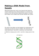 Sweet DNA model | Teaching Resources