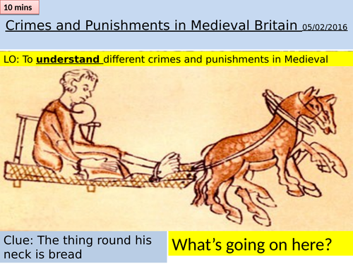 Medieval Crime, Punishment and Justice | Teaching Resources