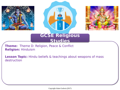 Nuclear Weapons - Hindu Views (GCSE RS - Hinduism - Religion, Peace ...