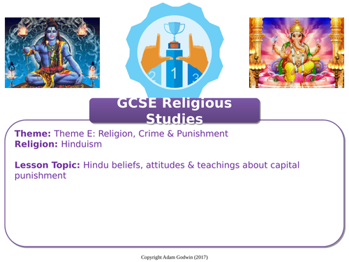 Capital Punishment Hindu Views Gcse Rs Hinduism Crime