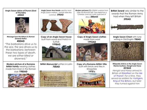 Anglo Saxons and Celts - Interpreting Sources - KS2 History | Teaching ...