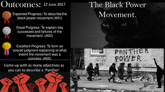 Success & Failure: 'The Black Power Movement'. | Teaching Resources