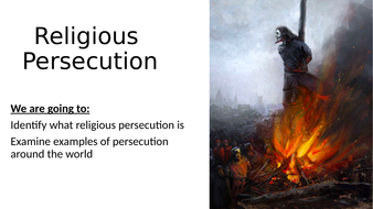 Religious Persecution | Teaching Resources