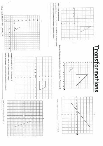 GCSE Maths Exam revision A3 topic sheets | Teaching Resources