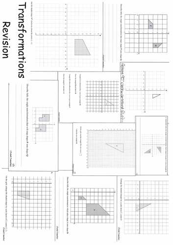GCSE Maths Exam revision A3 topic sheets | Teaching Resources
