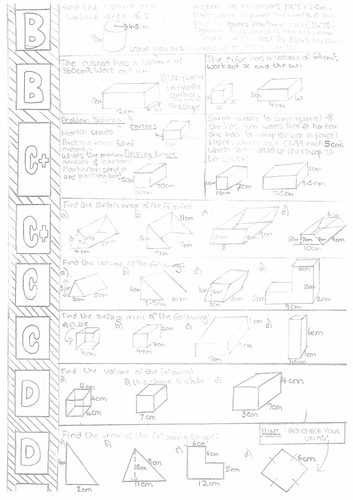 GCSE Maths Exam revision A3 topic sheets | Teaching Resources