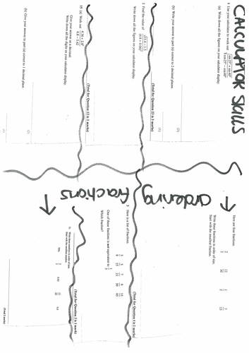 GCSE Maths Exam revision A3 topic sheets | Teaching Resources
