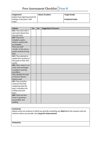 Year 8 Poetry from other Cultures SOW | Teaching Resources