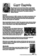 KS1 Mary Seacole Reading Comprehension | Teaching Resources