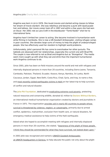 Inspirational people-lessons and worksheets | Teaching Resources