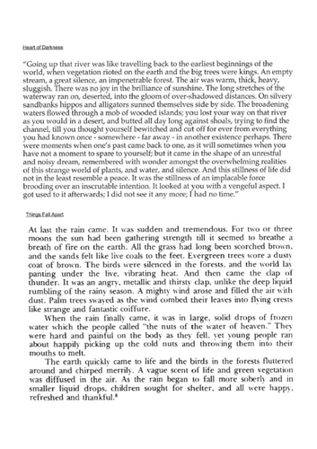 'Things Fall Apart' by Chinua Achebe | Teaching Resources