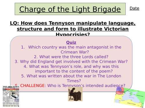 Charge of the Light Brigade | Teaching Resources