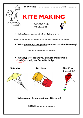 DT / Science: Design and make a KITE | Teaching Resources