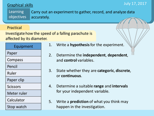 Science Skills | Intro to Science | Intro to Physics | Graphical Skills ...