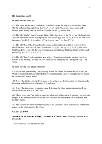 The Person of Jesus Christ Christology | Teaching Resources