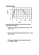 2019 AQA GCSE Physics Forces Velocity time graphs | Teaching Resources