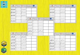 Year 2 Common Exception Words - Spelling Sheets | Teaching Resources