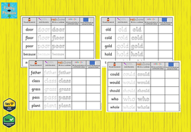Year 2 Common Exception Words - Spelling Sheets | Teaching Resources