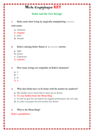 English Movie 'Kubo and The Two Strings' Movie Comprehension with Key ...