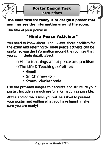 Hindu Peace Activists & Pacifism (GCSE RS - Hinduism - Religion, Peace ...