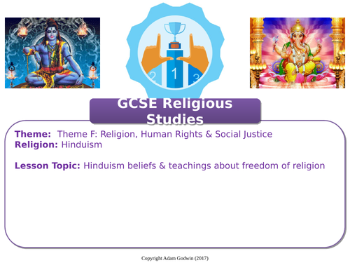 Freedom of Religion - Hindu Views (GCSE RS - Hinduism - Human Rights ...