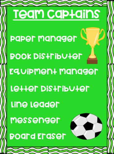 Football Themed Classroom Displays | Teaching Resources