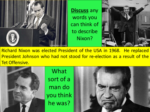 Lesson - Nixon Achieved Peace With Honour? | Teaching Resources