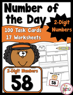 Number of the Day using 2 Digit Numbers | Teaching Resources