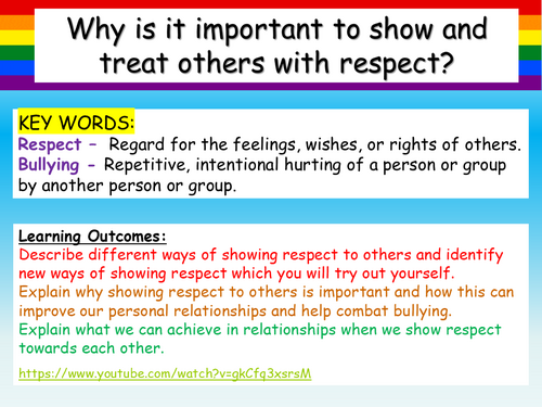 Anti-Bullying + Respect RSE | Teaching Resources
